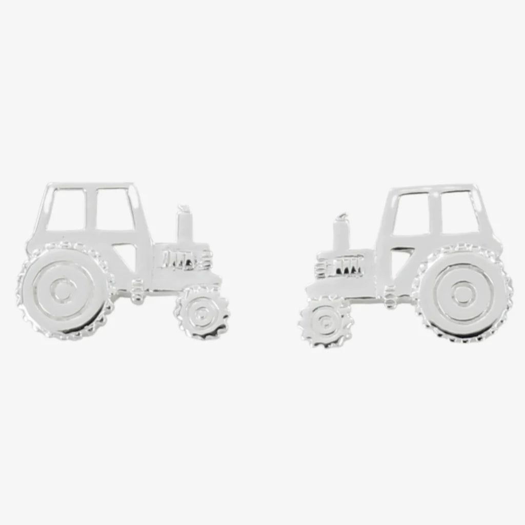 Sterling Silver Tractor Stud Earrings – Juice Collection