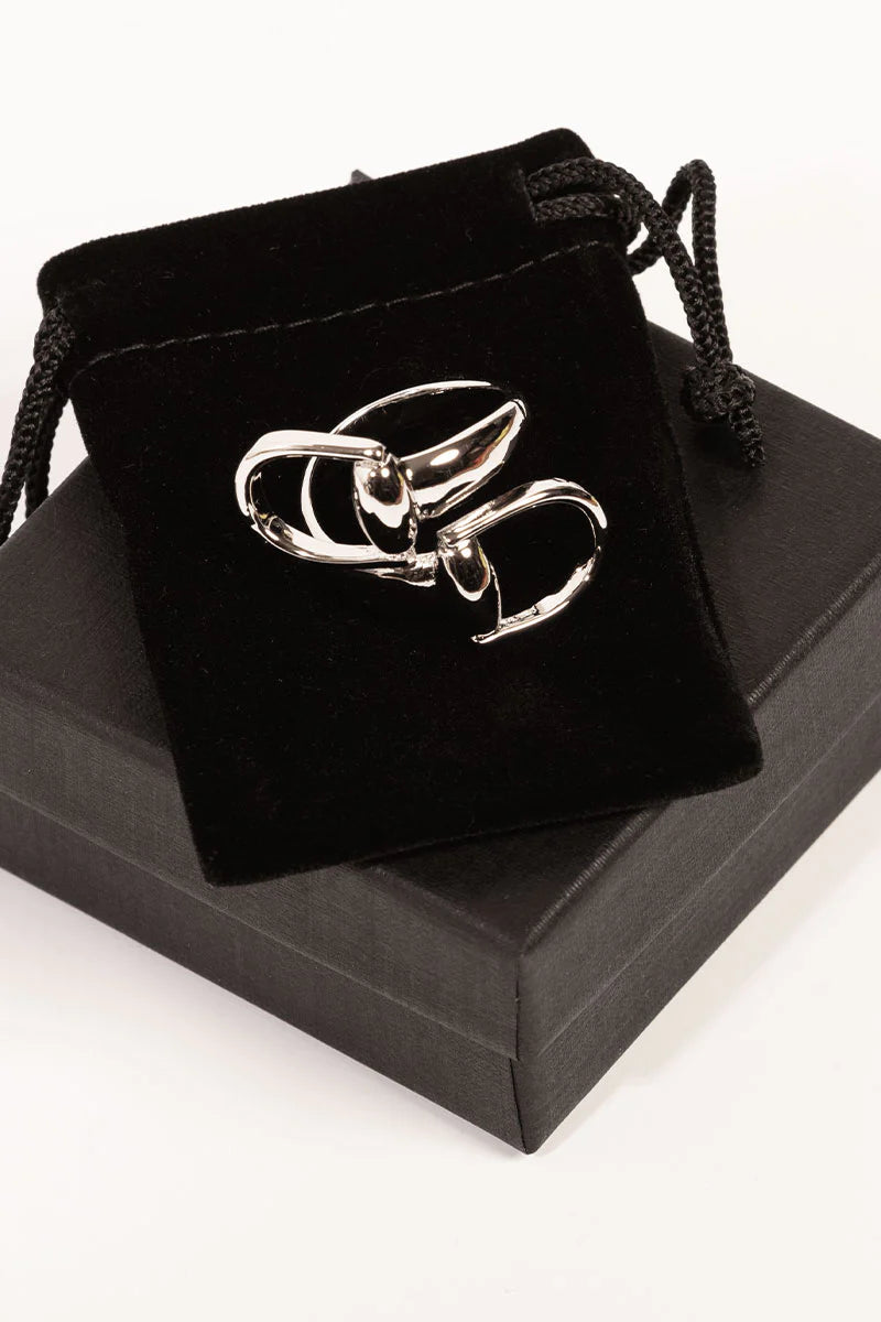 Snaffle Scarf Ring Silver Finish – Juice Collection